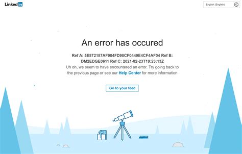 LinkedIn Is Down An Error Has Occured Update Resolved GeekWire