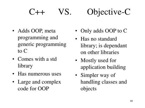 Ppt Overview Of Objective C Powerpoint Presentation Free Download