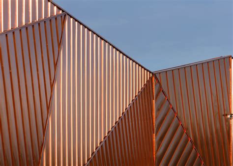 Copper Panels Clad The Facade Of Polands Museum Of Fire