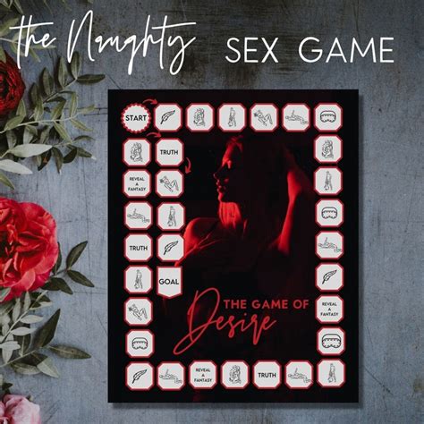 Naughty Sex Board Game Printable Sex Game Perfect T For Him In A