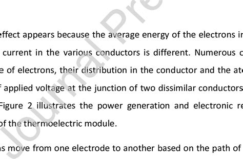 Power Generation And Electrical Refrigeration Peltier Effect 29
