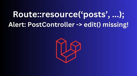 Laravel Detect Missing Methods In Resource Controllers Youtube