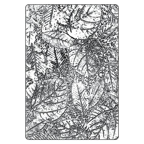 3d Texture Fades Embossing Folder Large A5 Foliage 630454292371