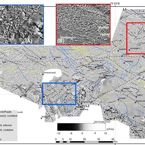 Structural Interpretation From Magnetic Data Shown Over First Vertical Download Scientific