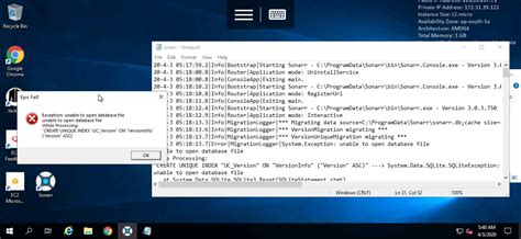 Exception Unable To Open Database File Rsonarr