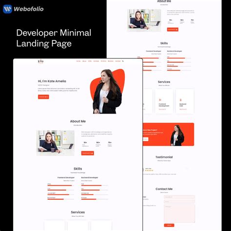 webofolio on linkedin developerportfolio lightmode darkmode