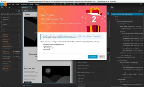 sneak peek at the upcoming pinegrow plugin for wordpress