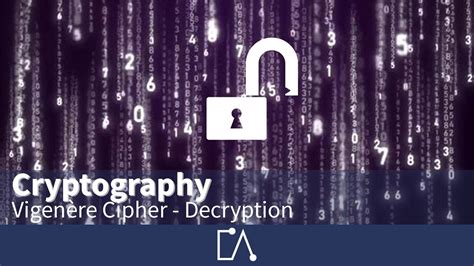 🇬🇧 classical cryptography vigenère cipher decryption embedded