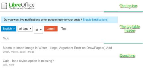 This Is The Guide How To Use The Ask Site English Ask LibreOffice