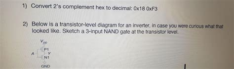 Solved Convert S Complement Hex To Decimal X XF Chegg