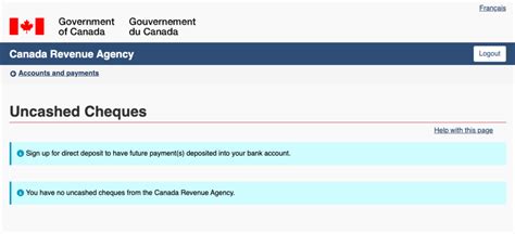 How To Find Uncashed Cheques On Your Cra Account Simply Personal Finance