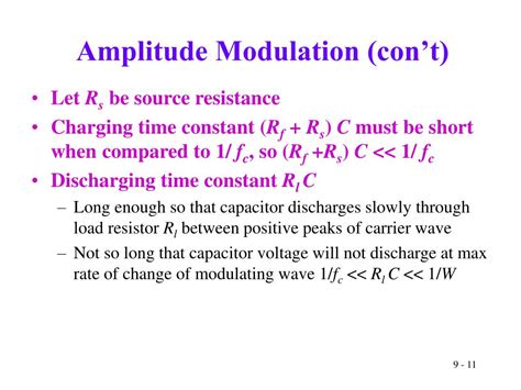 Ppt Analog Sinusoidal Modulation Powerpoint Presentation Free