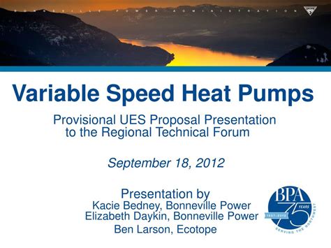 Ppt Variable Speed Heat Pumps Powerpoint Presentation Free Download Id 5897677