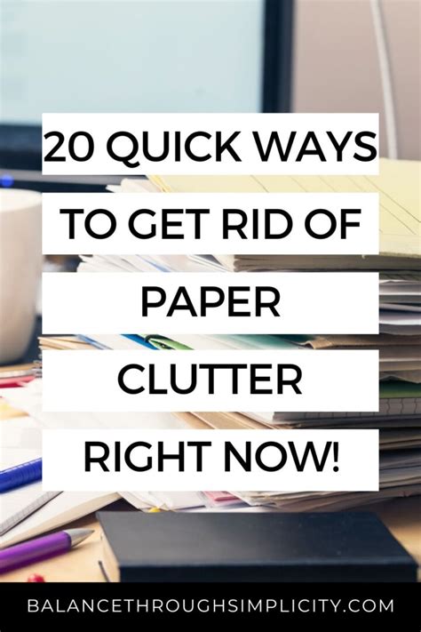 Quick Ways To Get Rid Of Paper Clutter Right Now