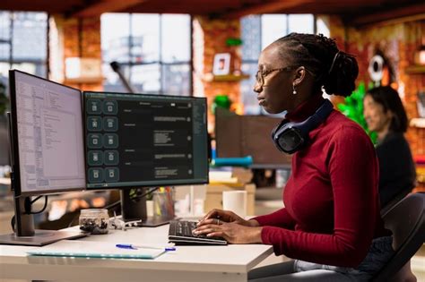 It Expert Interacting With Ai Llm Chatbot On Pc In Software Development