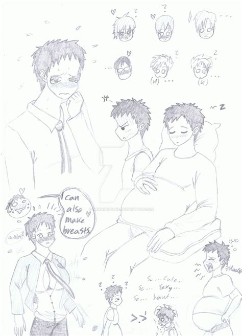 Mori Mpreg Doodle By Drawingtone On Deviantart