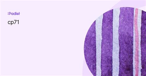 Cp71 Profile Padlet