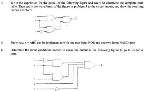 4 write the expression for the output of the following figure and use