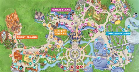 2026 Magic Kingdom Map Walt Disney World Wdw Magazine