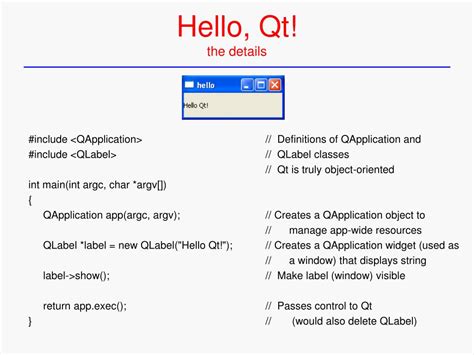 Ppt Qt Introduction Powerpoint Presentation Free Download Id3222949
