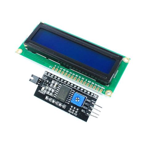 Lcd Character 16×2 1602 Blue Backlight Spi I2c Module Spakat