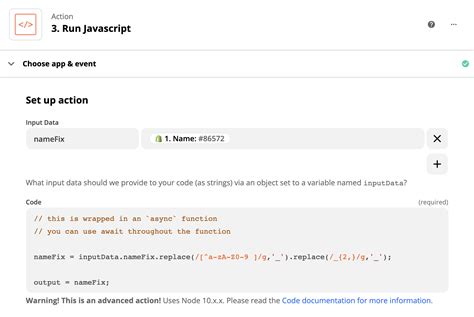Shopify Zapier Javascript Findreplace Special Characters Stack