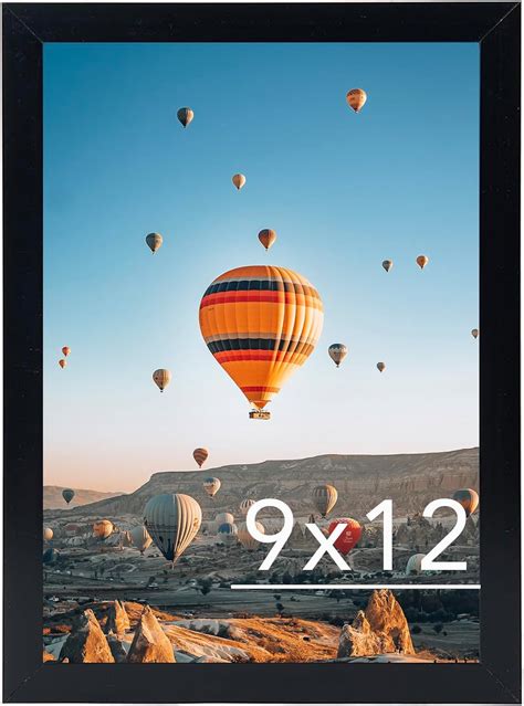 Jcjmy 9x12 Picture Frame Black For Wall Hanging Wall