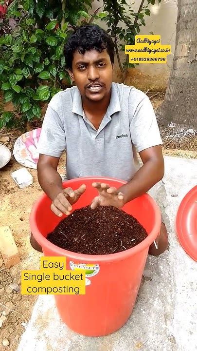 ஒரு வாளி இருந்தால் போதும் கம்போஸ்டிங் எளிதில் பண்ணலாம் Easy Single Bucket Composting Method