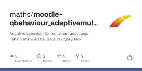 GitHub Maths Moodle Qbehaviour Adaptivemultipart Adaptive Behaviour For Multi Part Questions