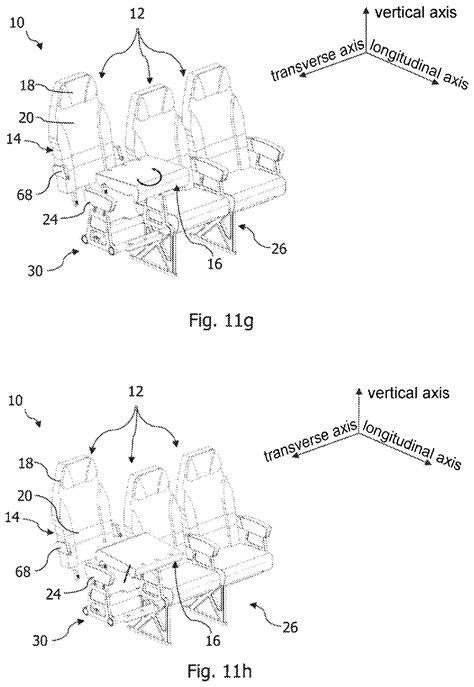 Passenger Seat Arrangement Passenger Seat System And Method For