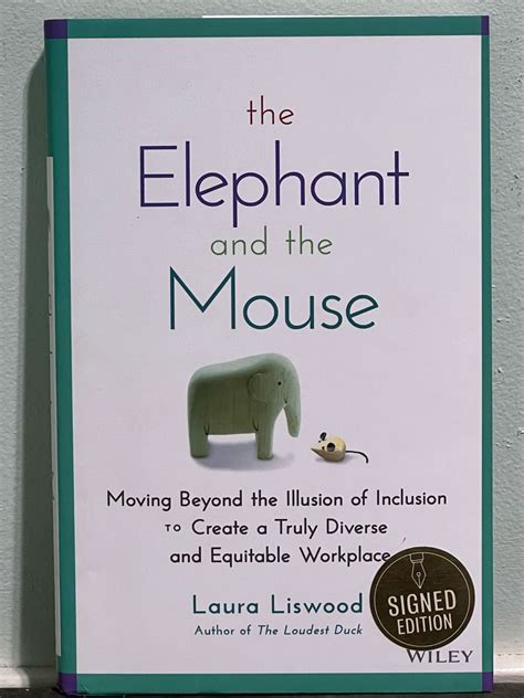 Cal A Hunter On Linkedin Laura Liswood The Elephant And The Mouse” Moving Beyond The