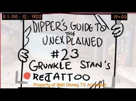 Gravity Falls Stan Tattoo