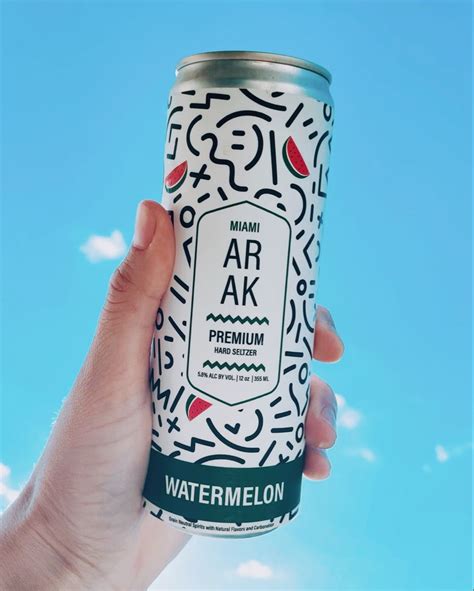 Watermelon Miami Arak Premium Hard Seltzer The Simply Perfect Life