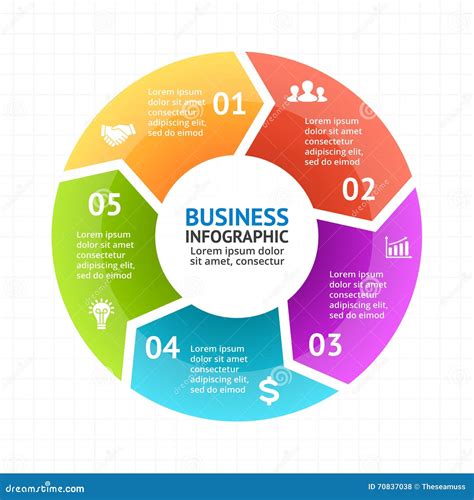 Vector Circle Arrows Infographic Diagram Graph Presentation Chart