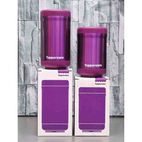 Tupperware Stacking Thermal Flask Purple Thermos Zebra Food