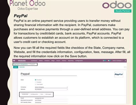 Odoo 13 Payment Acquirers Ppt