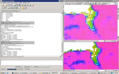 [grass user] help output difference between arcgis enviroment settings and grass g region