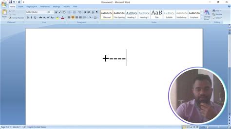 How To Create Table Without Even Go To Menubar In Ms Word Computer
