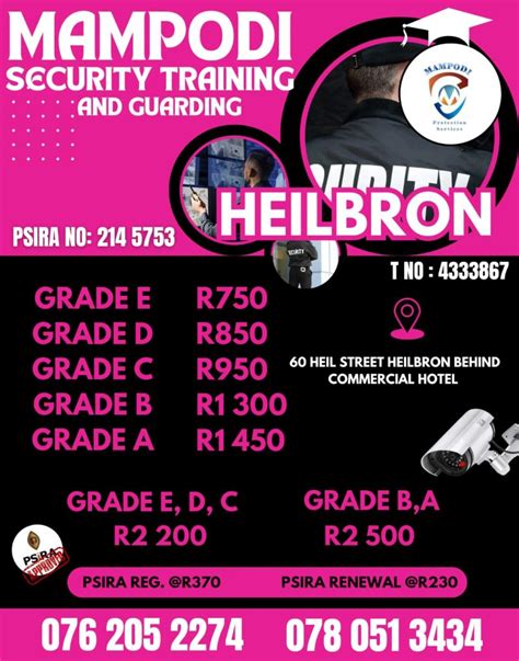 Mampodi Security Training And Services On Linkedin For Ur Event Please