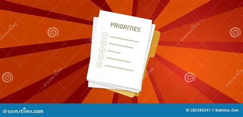 List And Prioritize Tasks Symbol Concept Words List And Prioritize