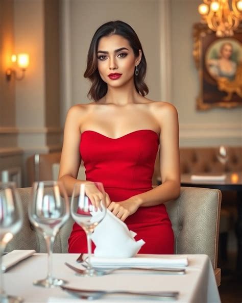 A Classy Woman Sitting Down For Dinner By Greyhound680 On Deviantart