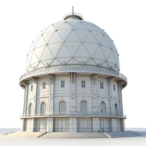 3d Computer Structure Isolated On White Background Stock Illustration Illustration Of