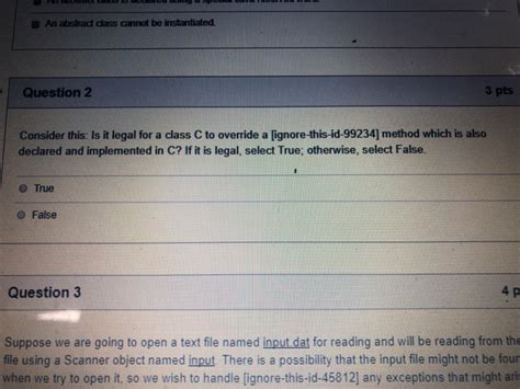 solved an abstract class cannot be instantiated question 2 3