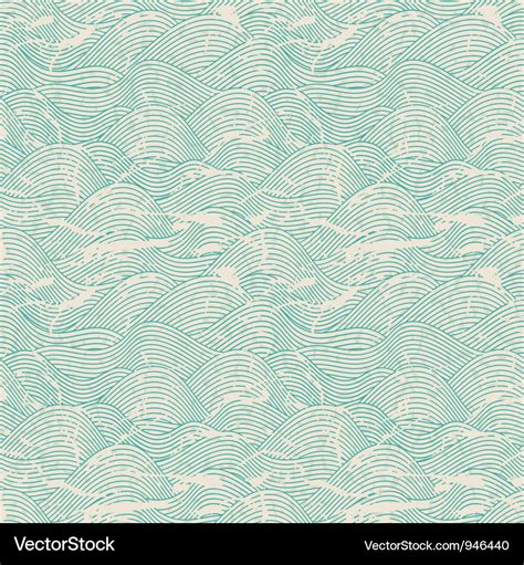 Seamless Wave Pattern Background Royalty Free Vector Image