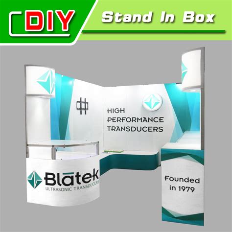Cost Effective Modular Recycled Exhibition Stand Trade Show Booth Display Stand 3x3 Booth With