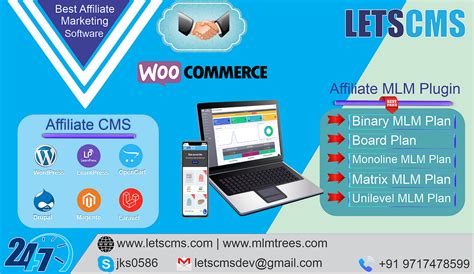 Affiliate Mlm Software With Ecommerce Website Development