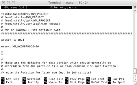 Installation Mac OS OpenFOAM X OpenFOAMWiki