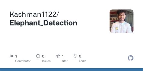 GitHub Kashman Elephant Detection