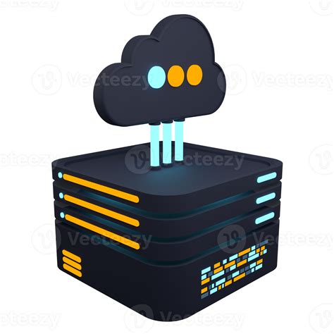cloud computing technology cloud data center with hosting server