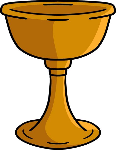 Hanukkah Chalice Cartoon Colored Clipart 12626286 Vector Art At Vecteezy